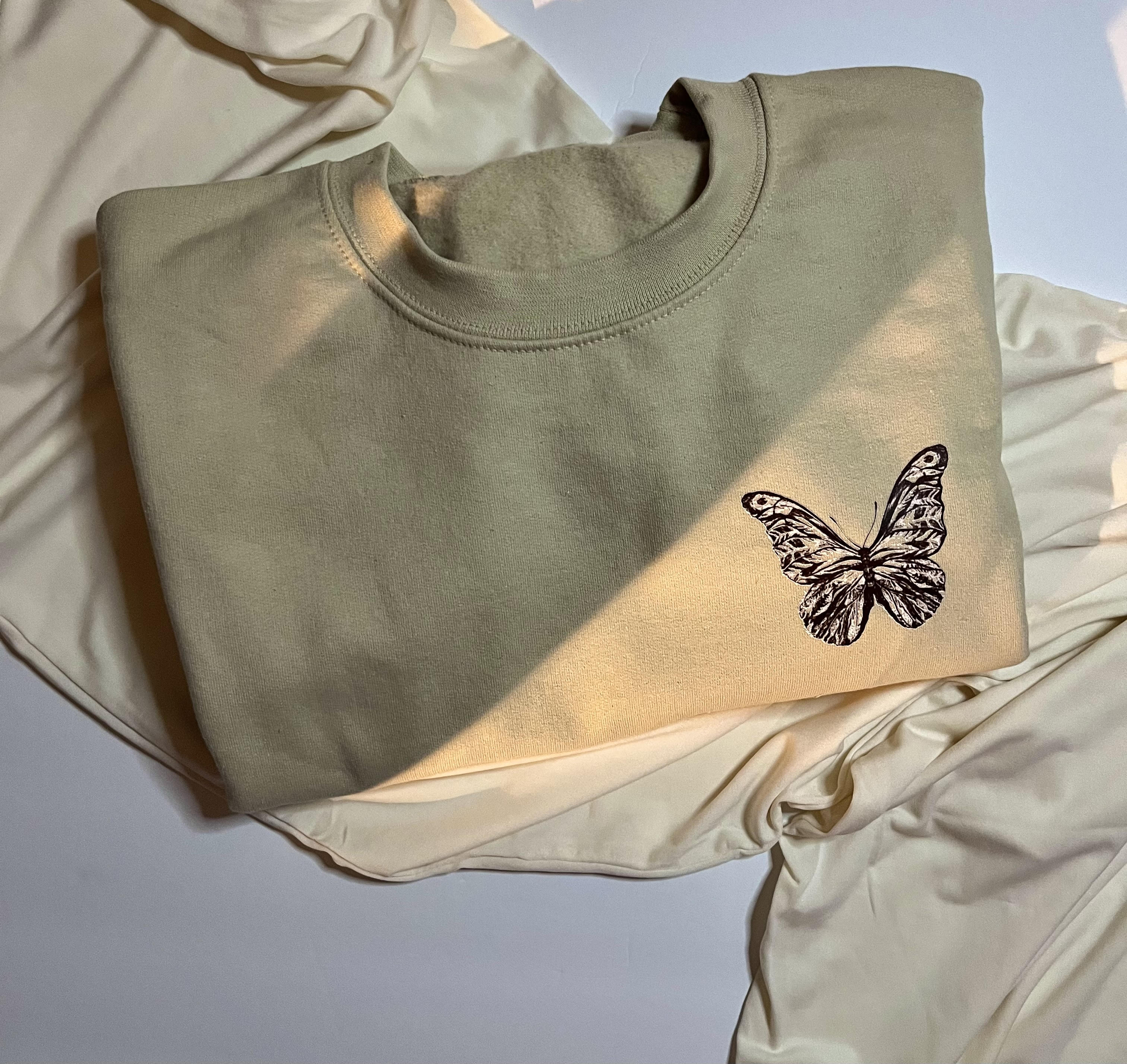 Tan New Beginnings Crewneck – Kiki's Dekor LLC