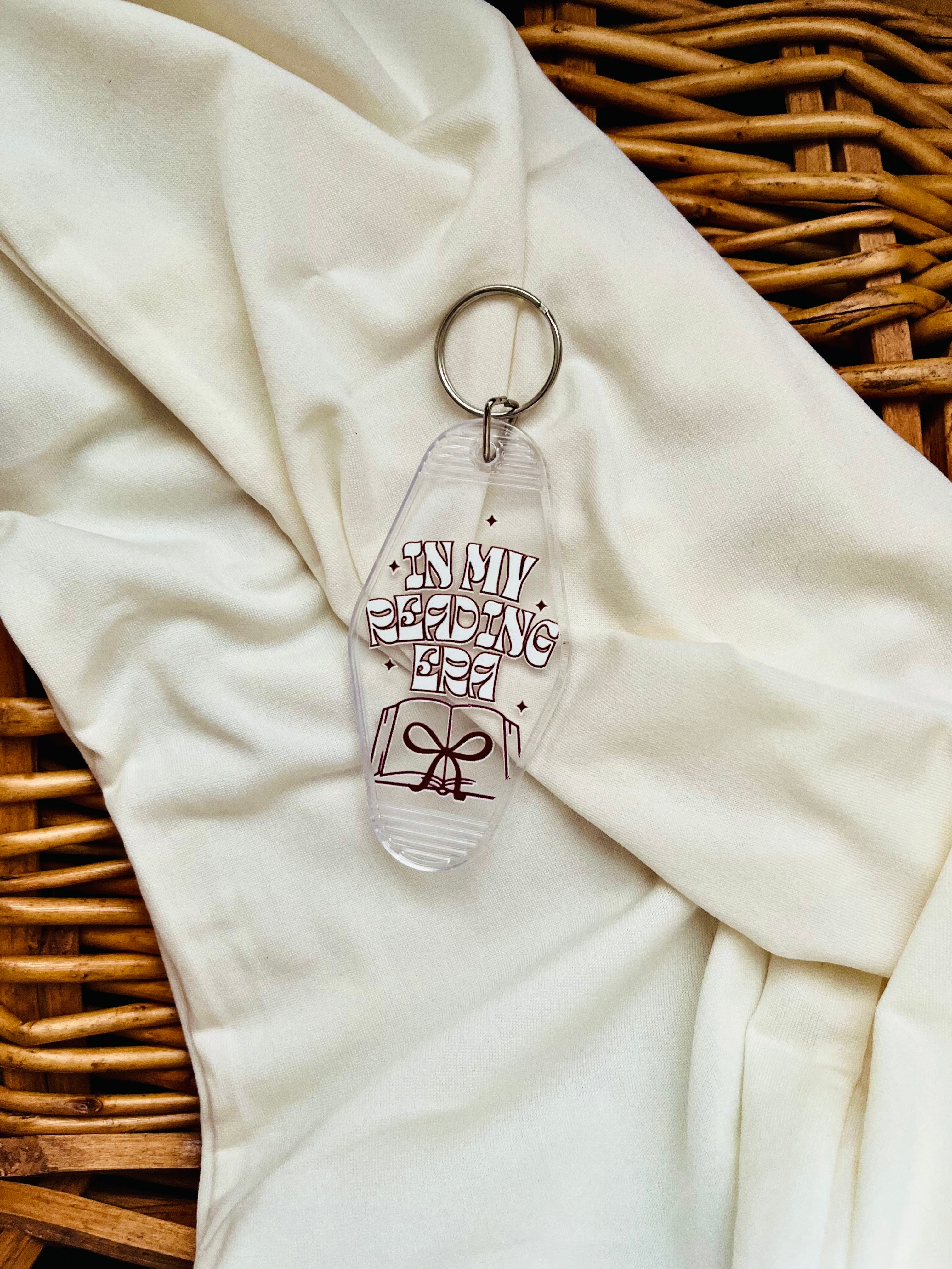 In My Reading Era Motel Keychain – Kiki's Dekor LLC